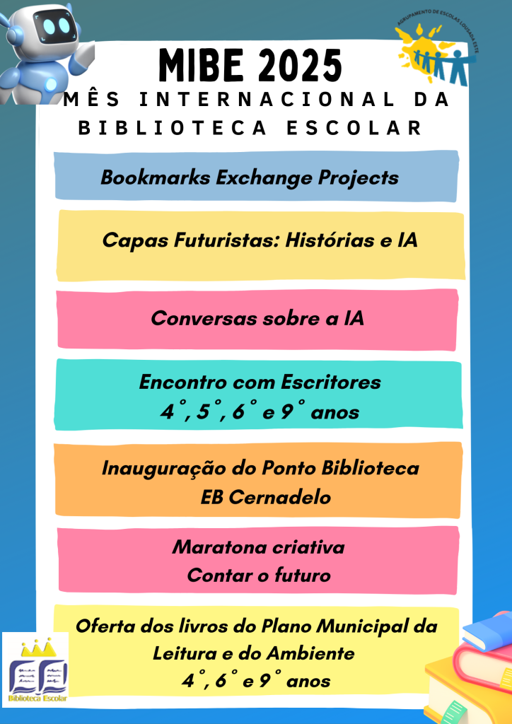 Mês Internacional da Biblioteca Escolar (MIBE) – Agrupamento de Escolas ...